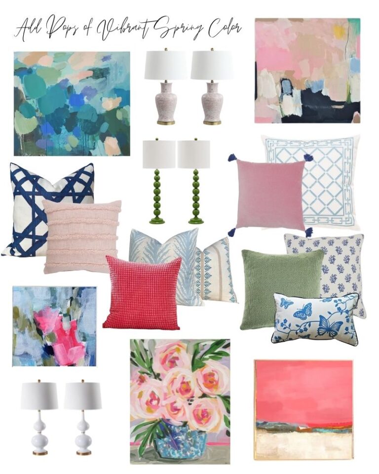 Create a Bright Spring Color Palette in Your Home - Perfecting Places