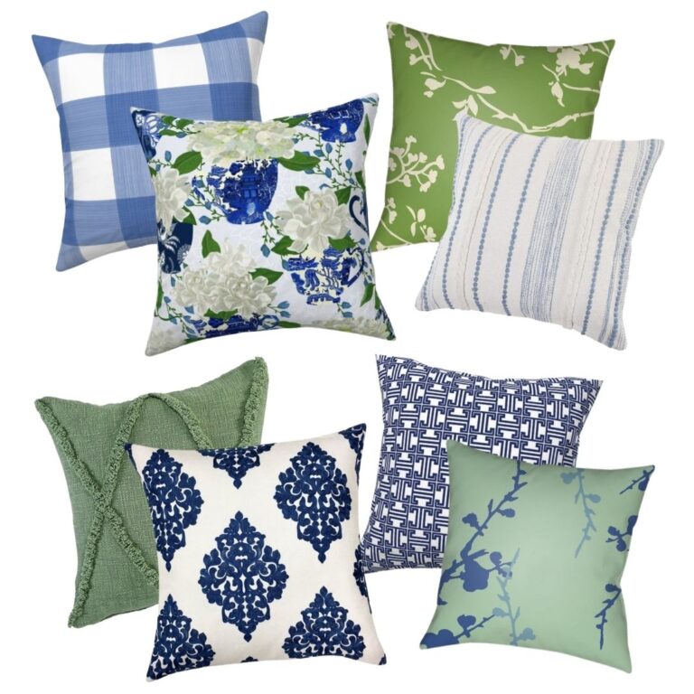 A Pretty Summer Throw Pillow DIY - Perfecting Places