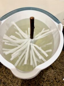 How to Make Christmas Trees with Borax - Perfecting Places
