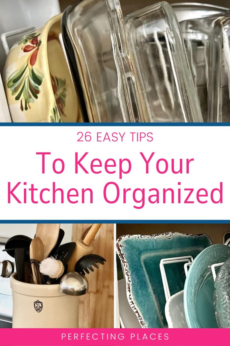 26 Simple Ideas for How to Declutter Your Kitchen - Perfecting Places