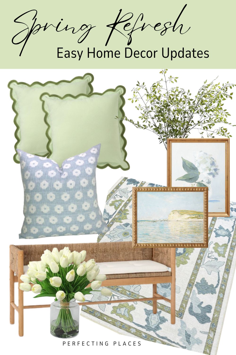 Easy Home Decor Updates for a Quick Spring Room Refresh - Perfecting Places