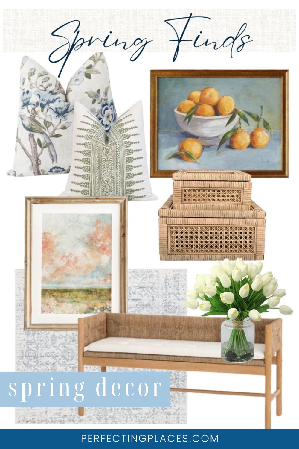 Easy Home Decor Updates for a Quick Spring Room Refresh - Perfecting Places