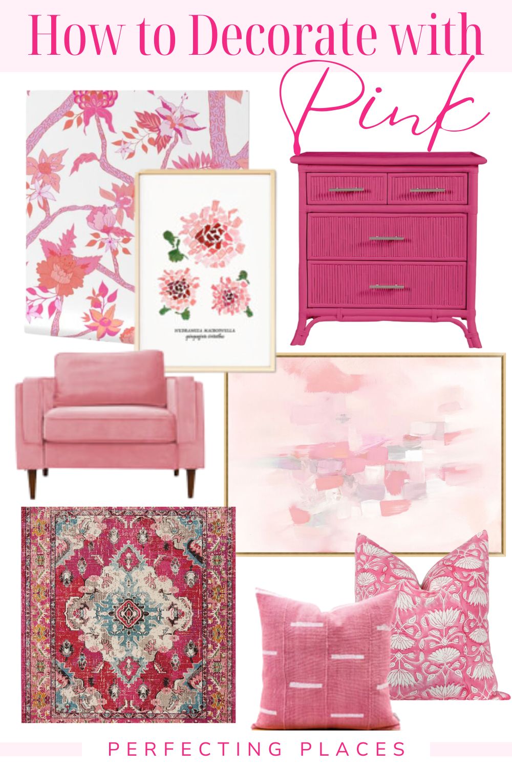 How to Decorate with Pink for a Fresh Classic Look - Perfecting Places