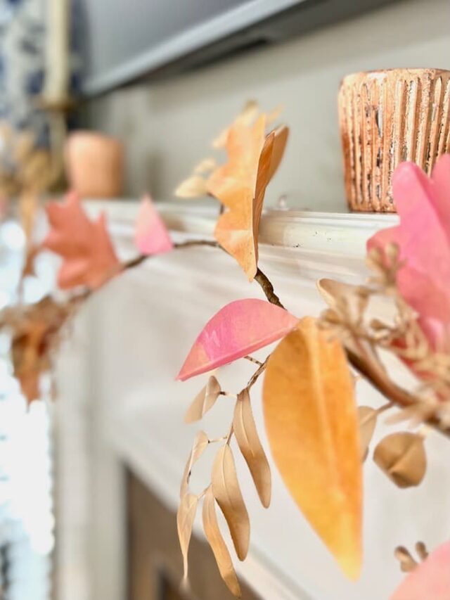 DIY Paper Leaf Garland: A Simple, Stunning Fall Craft - Perfecting Places