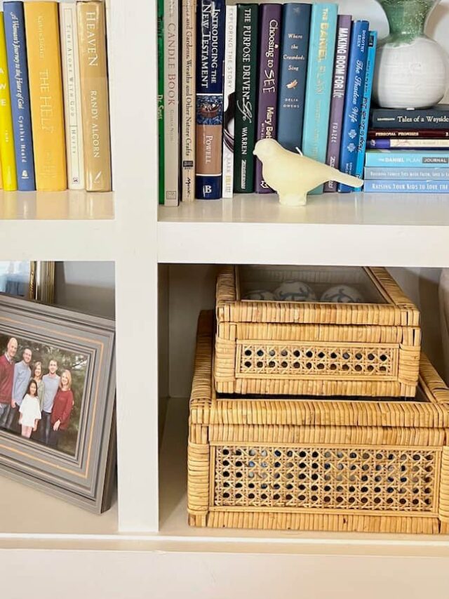 Pretty Storage and Living Room Organization Ideas - Perfecting Places
