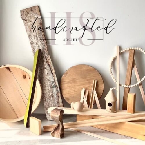 DIY Spring Decor: How to Make Wood Slice Spring Art - Perfecting Places