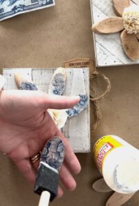 DIY Spring Decor: How to Make Wood Slice Spring Art - Perfecting Places