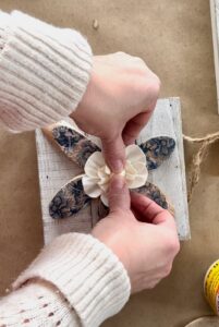 DIY Spring Decor: How to Make Wood Slice Spring Art - Perfecting Places