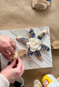 DIY Spring Decor: How to Make Wood Slice Spring Art - Perfecting Places