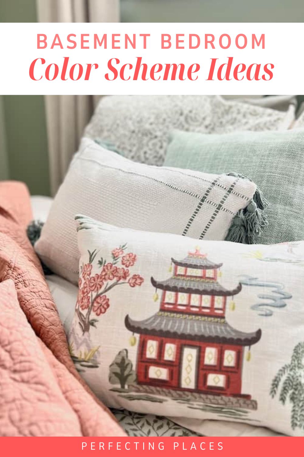 Basement Bedroom Color Ideas: A Sage Green Makeover - Perfecting Places