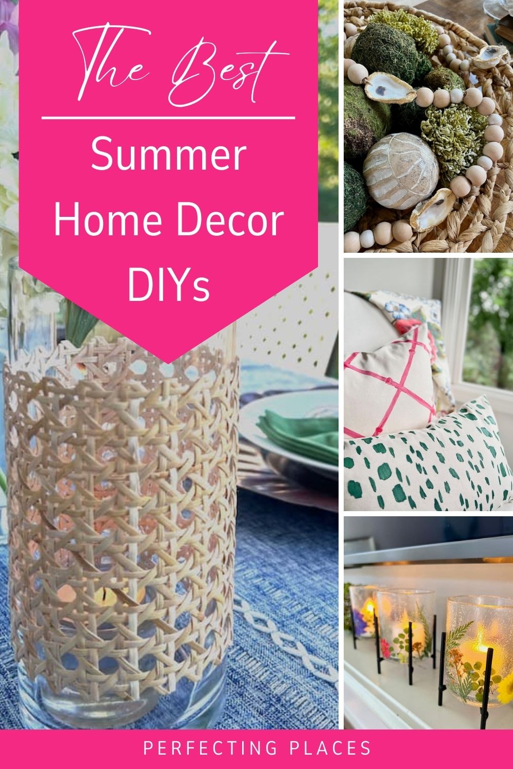Creative Summer Decor DIY Ideas for Your Home - Perfecting Places