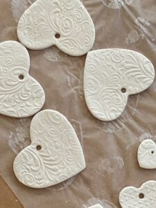 DIY Air Dry Clay Hearts: A Simple Valentine’s Wreath Idea - Perfecting ...