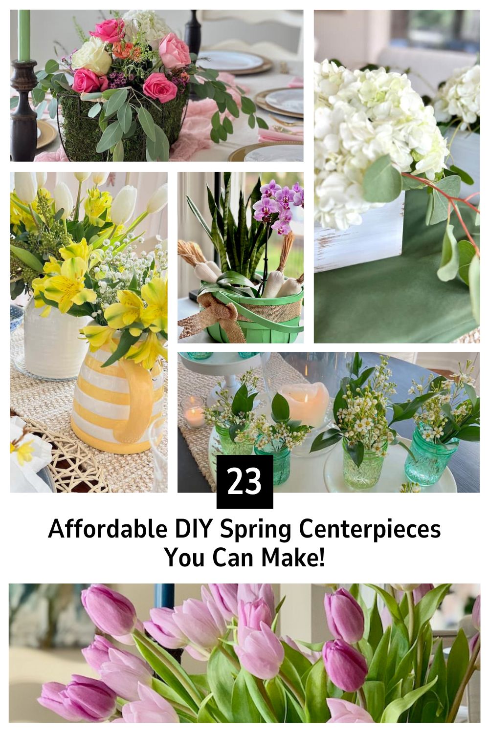 23 Affordable DIY Spring Centerpieces to Brighten Your Home ...